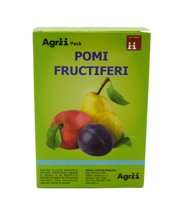 Pachet pentru pomi fructiferi, Agrii Pack, pentru 10 litri de apa