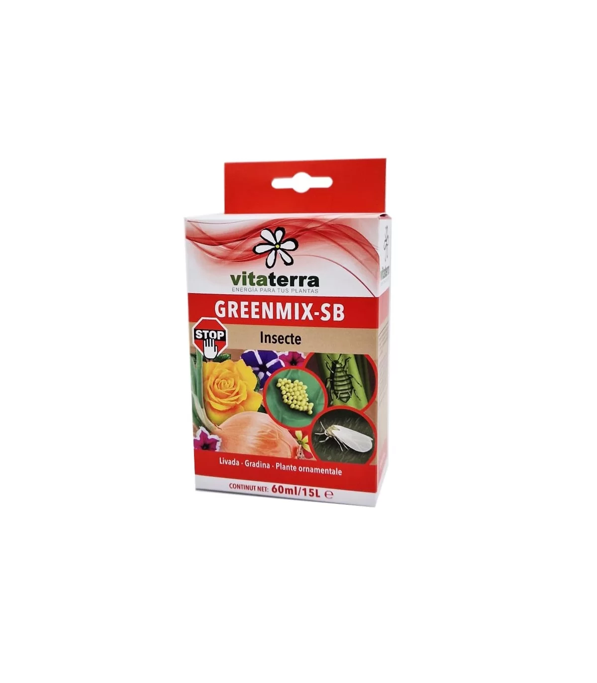 GreenMix SB, BIO insecticid, acaricid si fungicid, fiola 60 mililitri