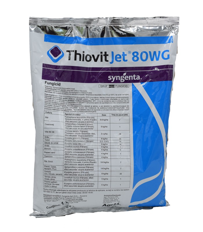 Fungicid Thiovit Jet 80 WG, Syngenta