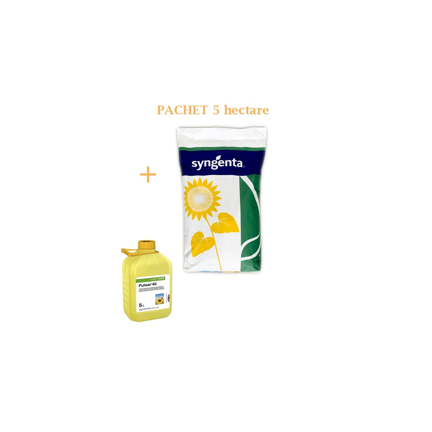 Pachet 5 ha Seminte de floarea SY Michigan CLP + Erbicid Pulsar ...
