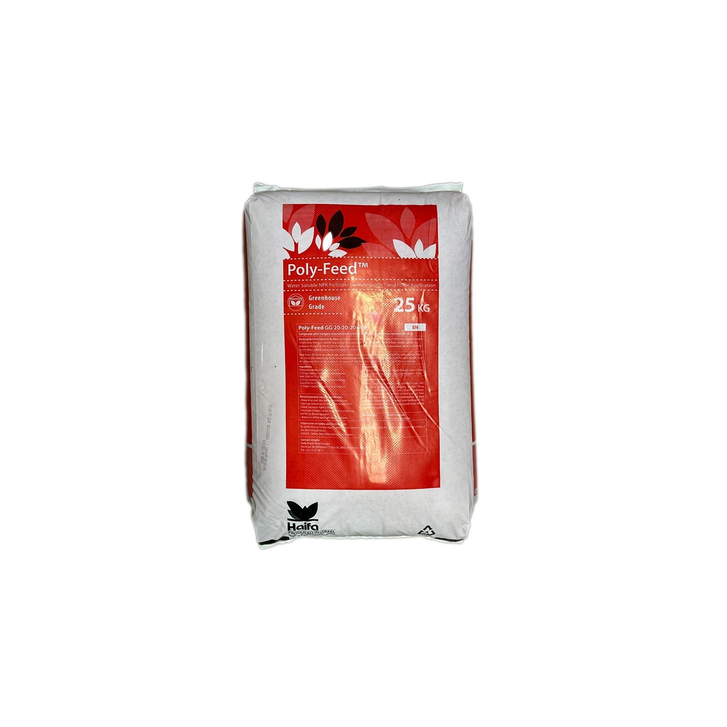 Ingrasamant solubil echilibrat Haifa Poly-Feed GG, NPK 20-20-20, sac 25 ...