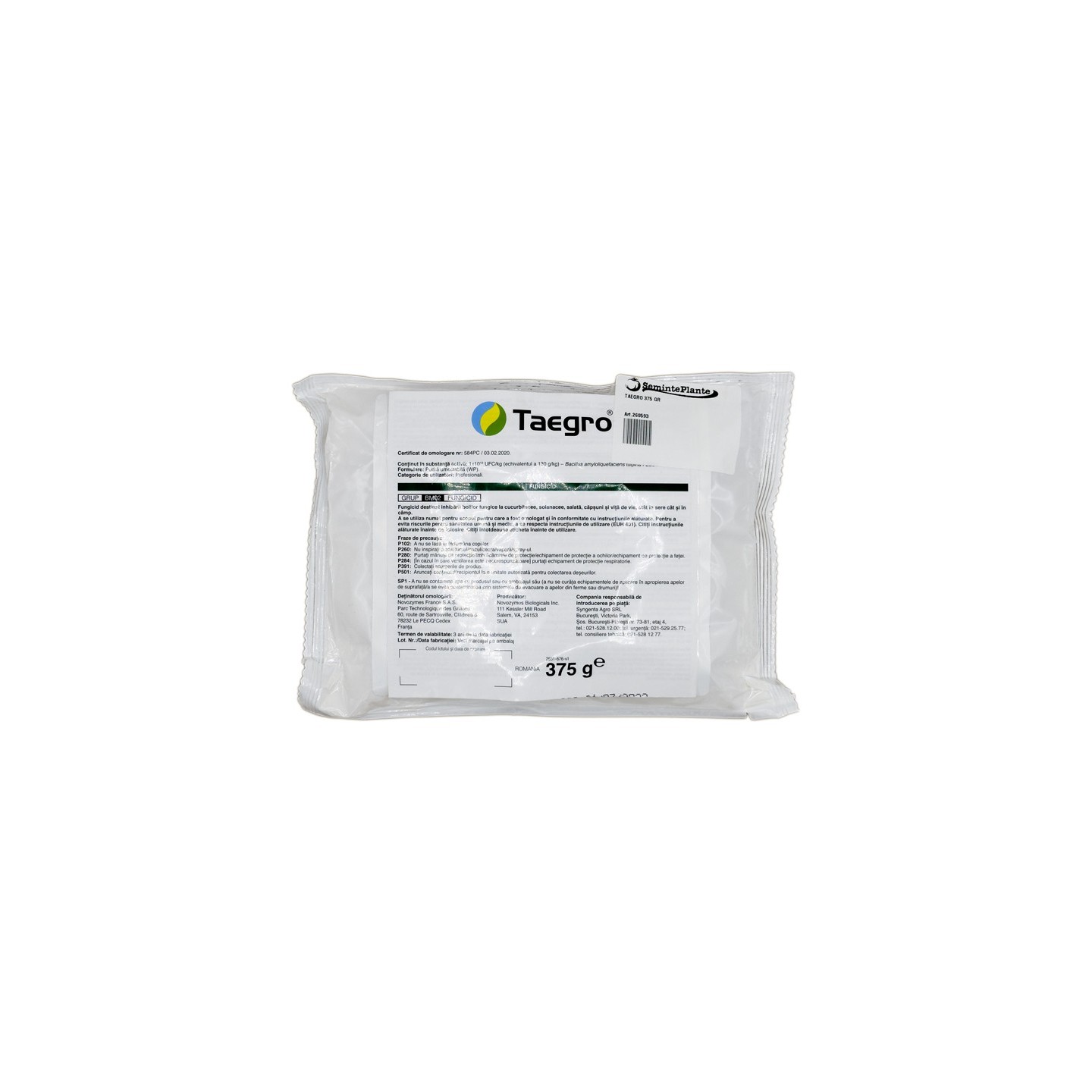 Fungicid Taegro, 375 grame, Syngenta