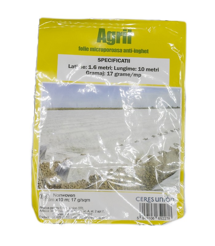 Folie Agril 17gr/mp, Plant Protex, antiinghet si microporoasa