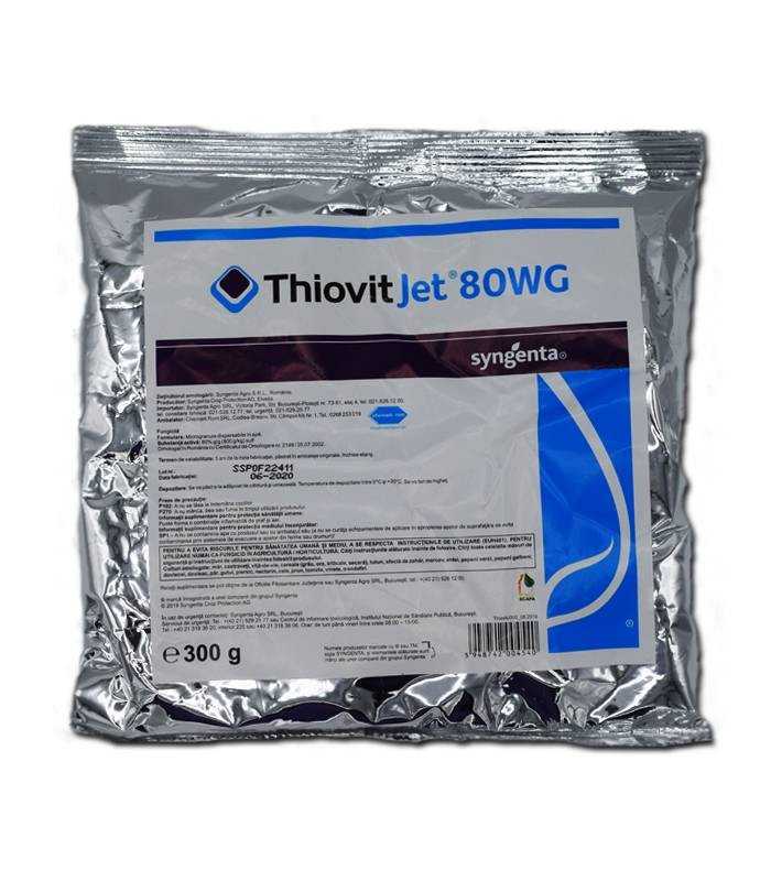 Fungicid Thiovit Jet 80 WG, 300 grame, Syngenta